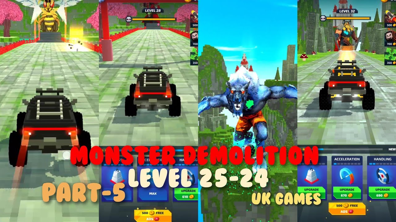 Monster Demolition- Giants 3D | Level 25-34 | Gameplay | Playstore ...