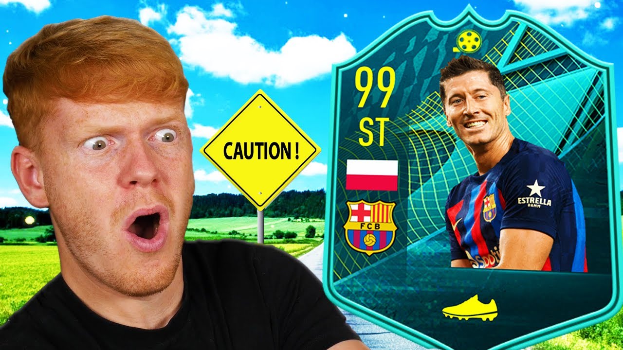 99 Barcelona Lewandowski = INCREDIBLE!! 7 Minute Squad Builder - FIFA ...