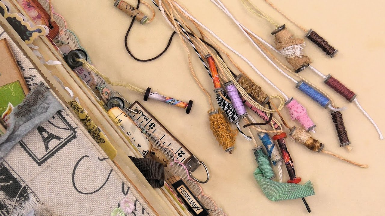 Mini Cotton Reel Dangles no jewelry tools needed - YouTube
