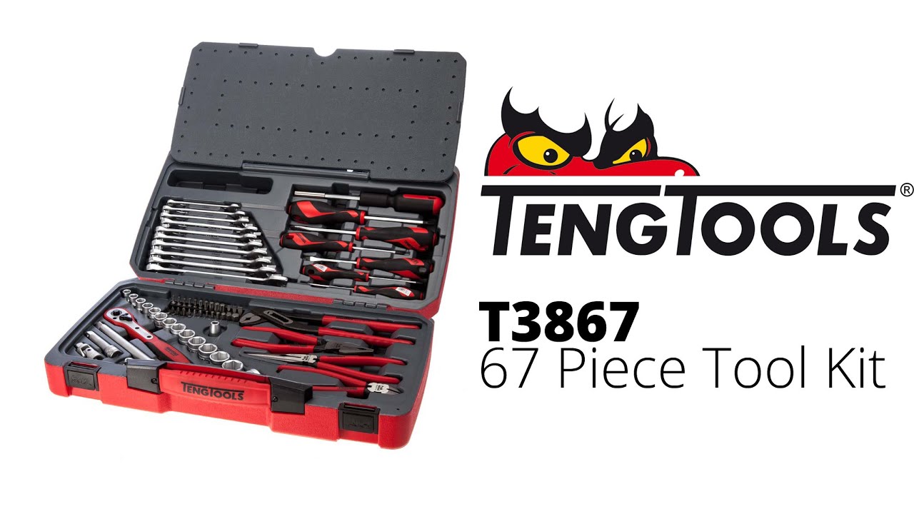 Teng Tools T3867 67 Piece Tool Set from Toolstop - YouTube