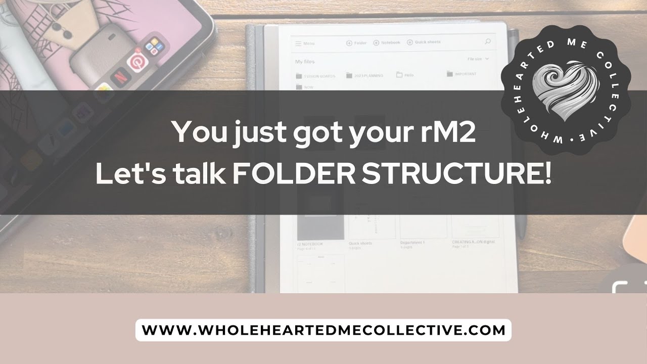 You Just Got Your reMarkable 2, Let's TALK FOLDER STRUCTURE! - YouTube