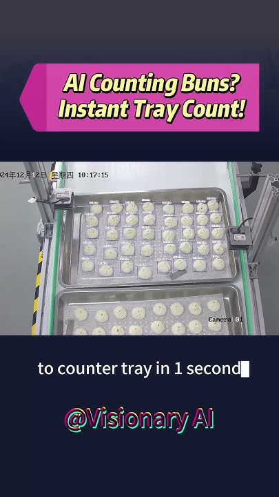 AI Counting Buns？Instant Tray Count! #ai #automation #efficiency #tech ...