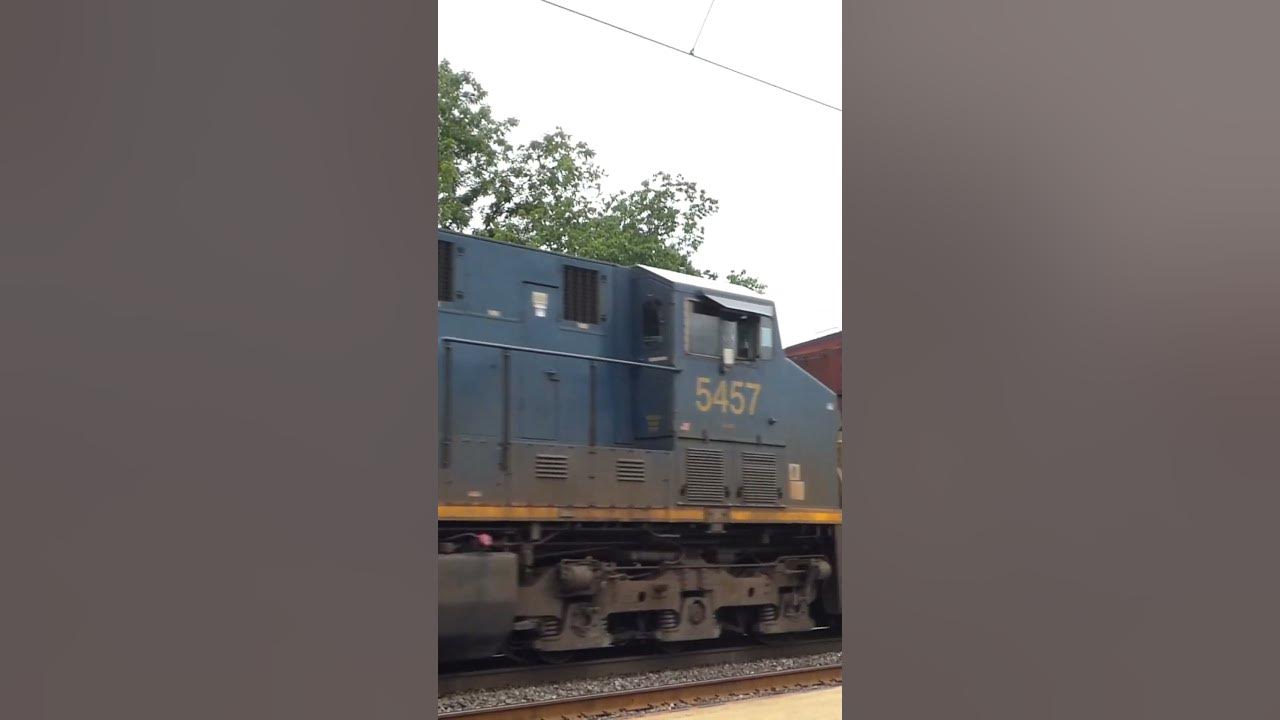 CSX M410 With BC Rail 4619 - YouTube