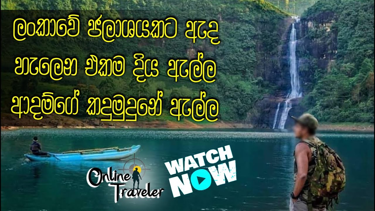 ජලාශයකටඇද වැටෙන එකම දිය ඇල්ල ගාට්⁣මෝර් ඇල්ල gartmore| GARTMORE FALLS ...