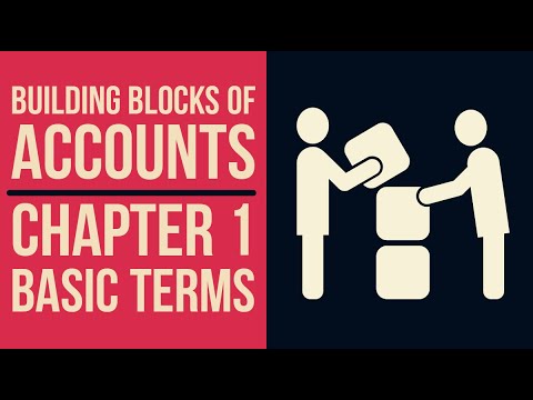 Building Blocks of Accounts | Chapter 1 - Basic Terms - YouTube