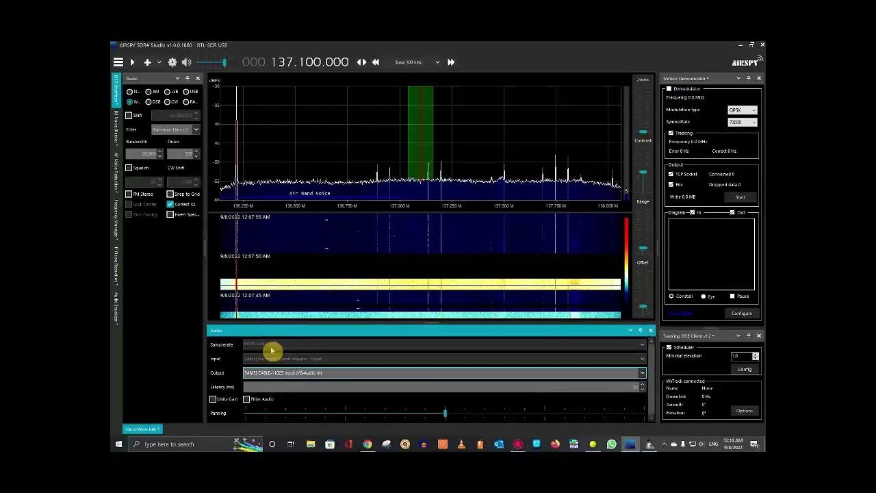 How to setup audio from SDR# to WXtoIMG - YouTube