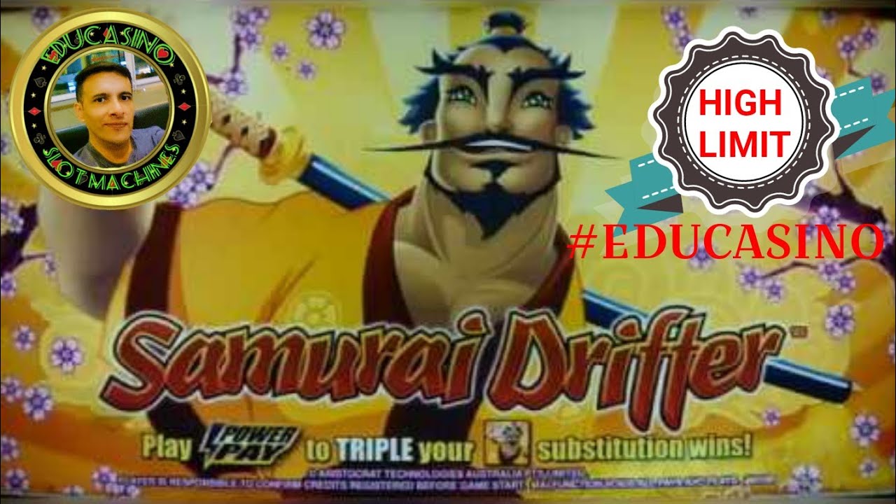 📽️⛩️WOW !! 5 Scattered to get a JACKPOT in "SAMURAI DRIFTER" Slot ...