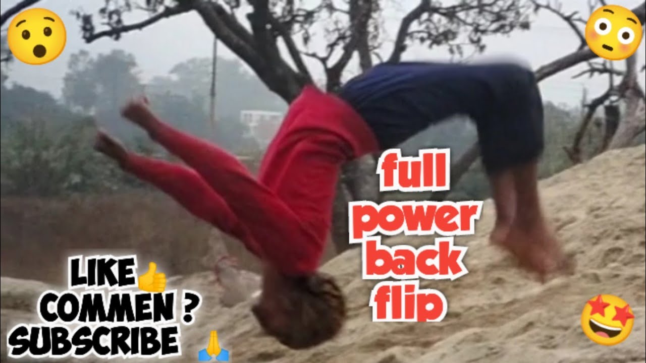 full power 💪 back flips & front flip 🔥💯😎 - YouTube