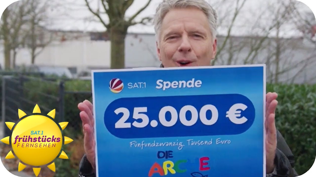 Weihnachts-Spende für die ARCHE - SAT.1 spendet für Geschenke | SAT.1 ...