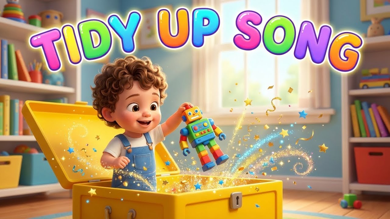 Tidy Up Song for Kids 🧹 Clean Up Your Room | Motivation Music - YouTube