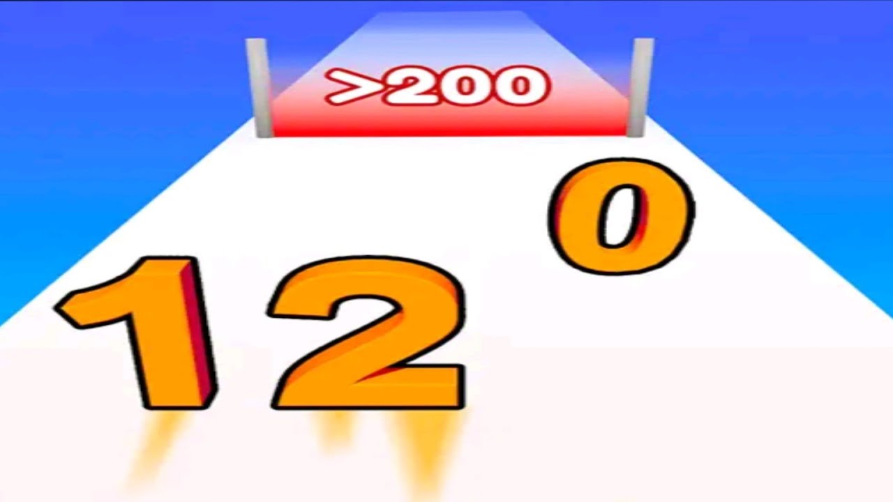 New Running Game Join Numbers Game - YouTube