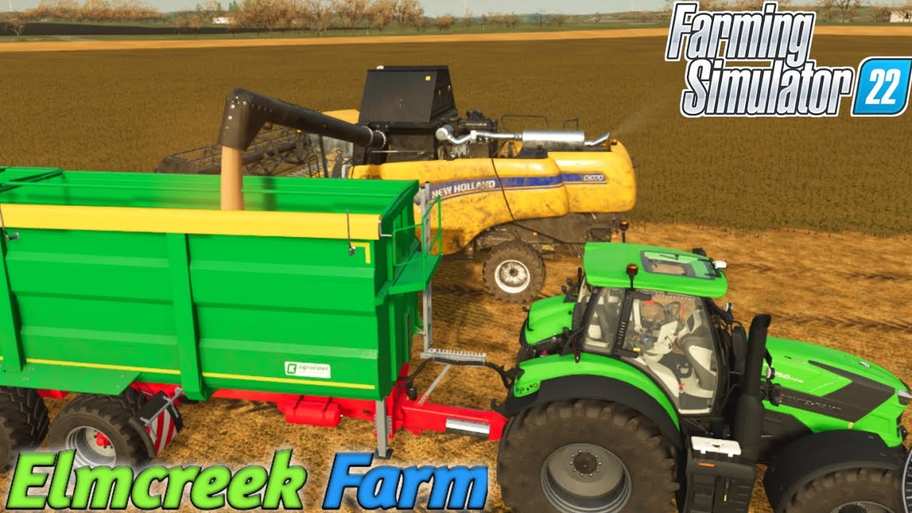 Soybeans Harvesting, Selling Soybeans Elmcreek Farm Timelapse Ep 21 ...