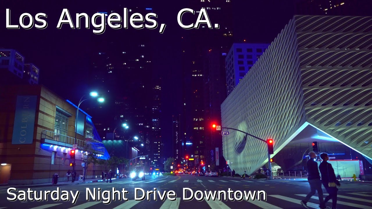 Los Angeles, CA. - 4K HDR - Relaxing Night Drive, Ride with me on this ...