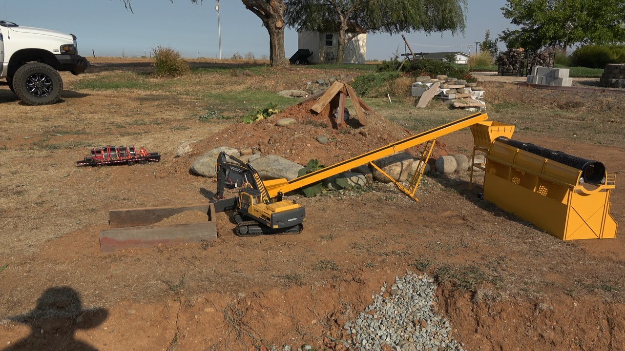 1st run for the metal hobbi trommel and the model design 71 inch ...