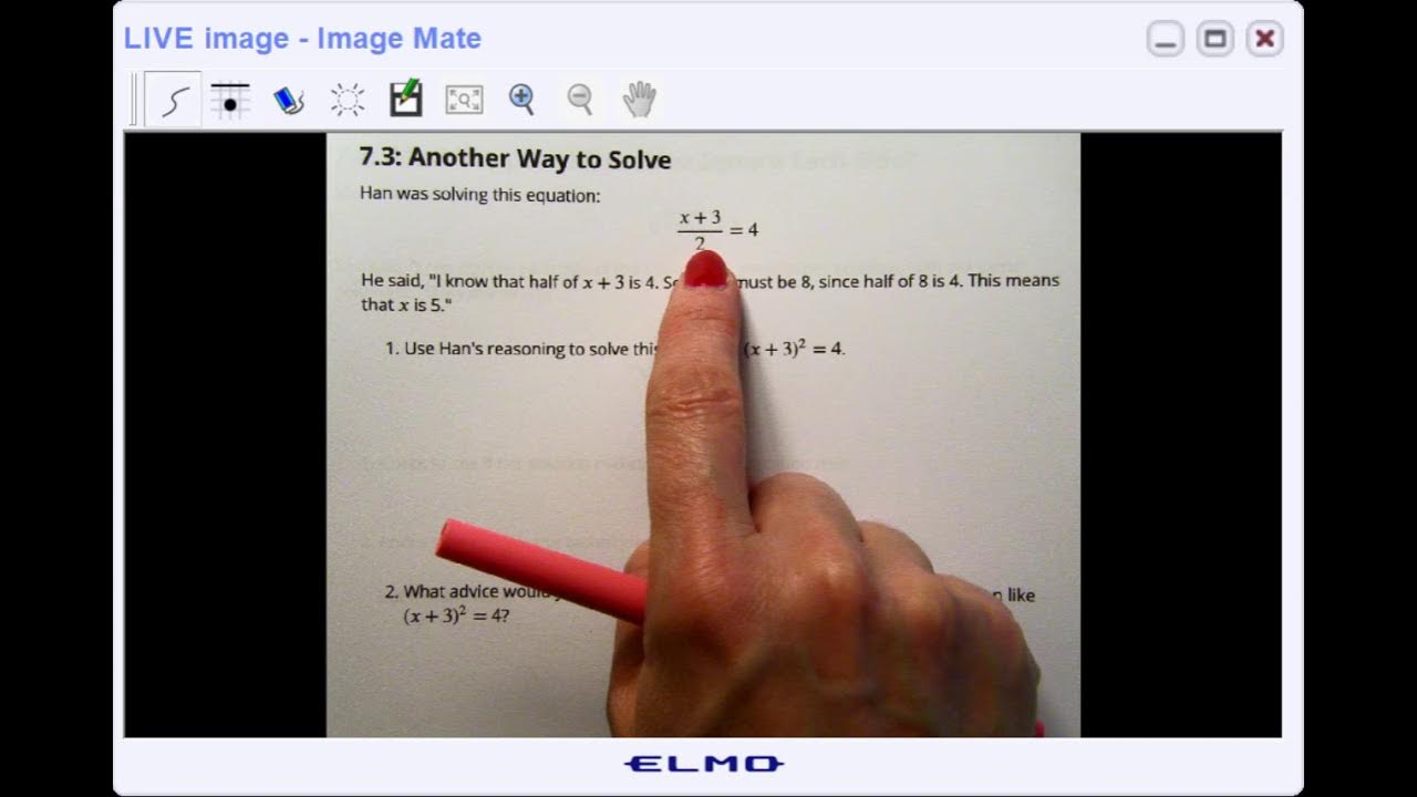 Algebra 2 Unit 3 Lesson 7 - YouTube
