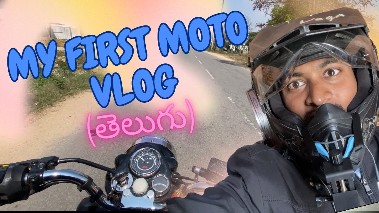 My First Moto Vlog | Moto vlog with Mobile 📱| Telugu Moto vlogger | # ...