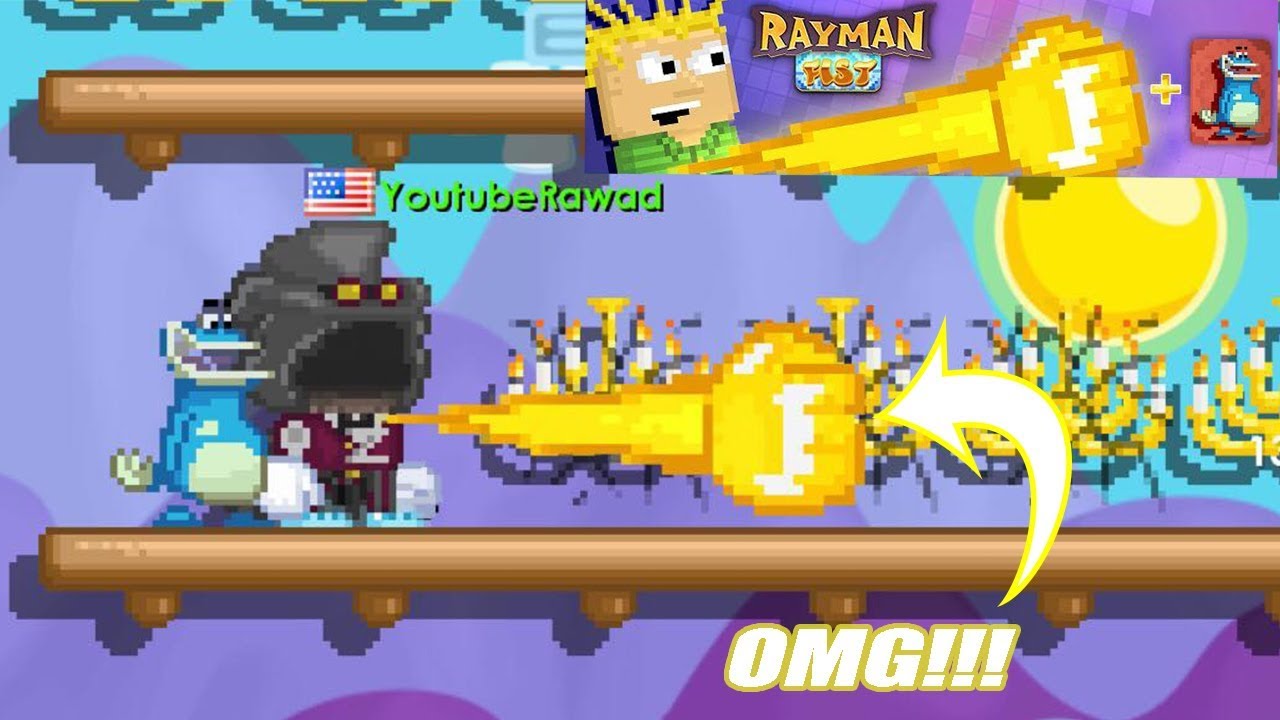 BUYING THE IOTM (RAYMAN'S FIST) + Review - Growtopia - YouTube