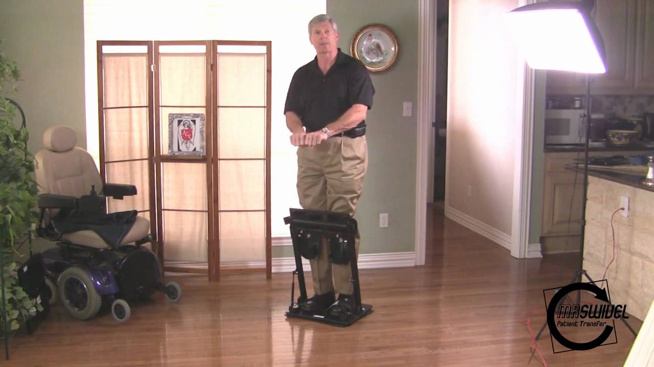 Fully supported knee swivel patient transfer. For patient handling ...