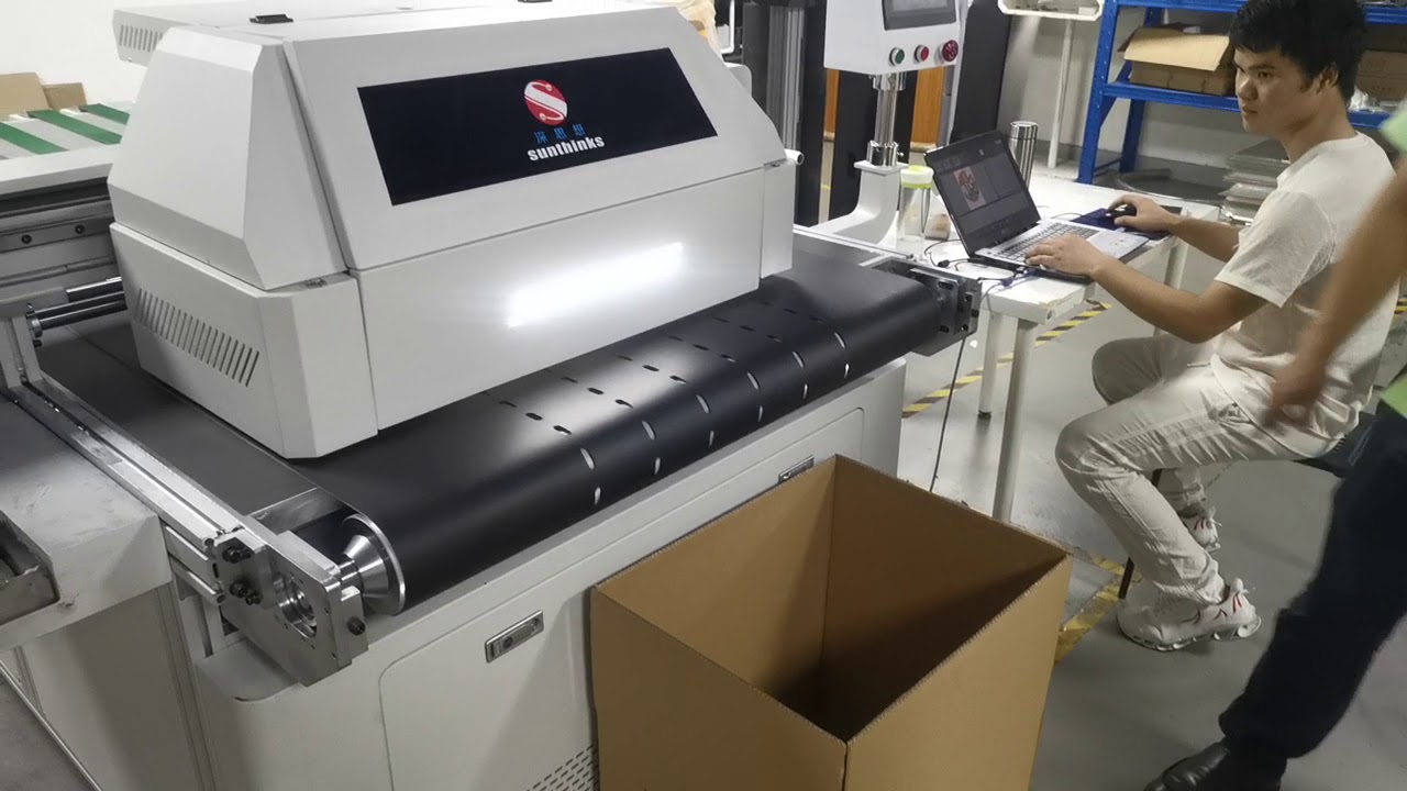 Yuxunda&Sunthinks One Pass printing machine for paper bag and carton ...