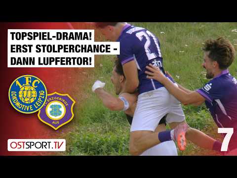 Topspiel-Drama! Erst Stolperchance - dann Lupfertor!: Lok Leipzig - Aue | Regionalliga Nordost