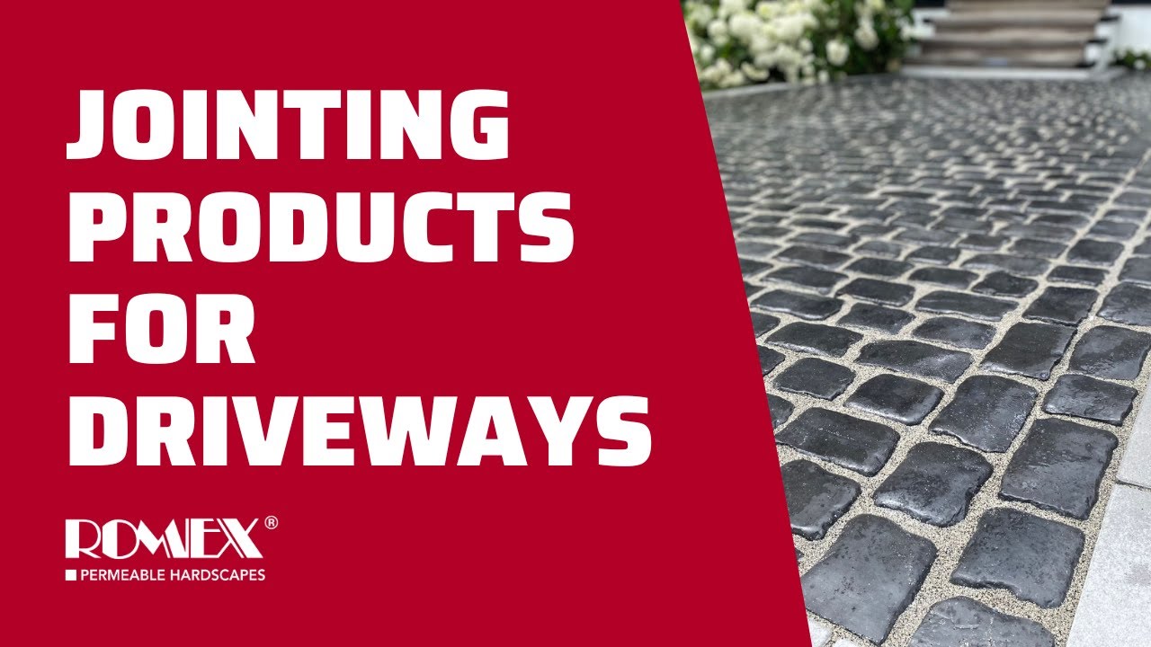 ROMEX Jointing Products with Unilock Pavers - Driveway Installation ...