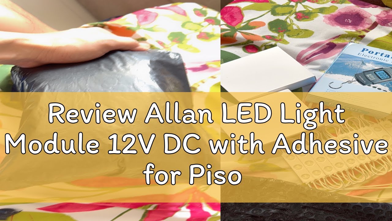 Review Allan LED Light Module 12V DC with Adhesive for Piso WiFi ...
