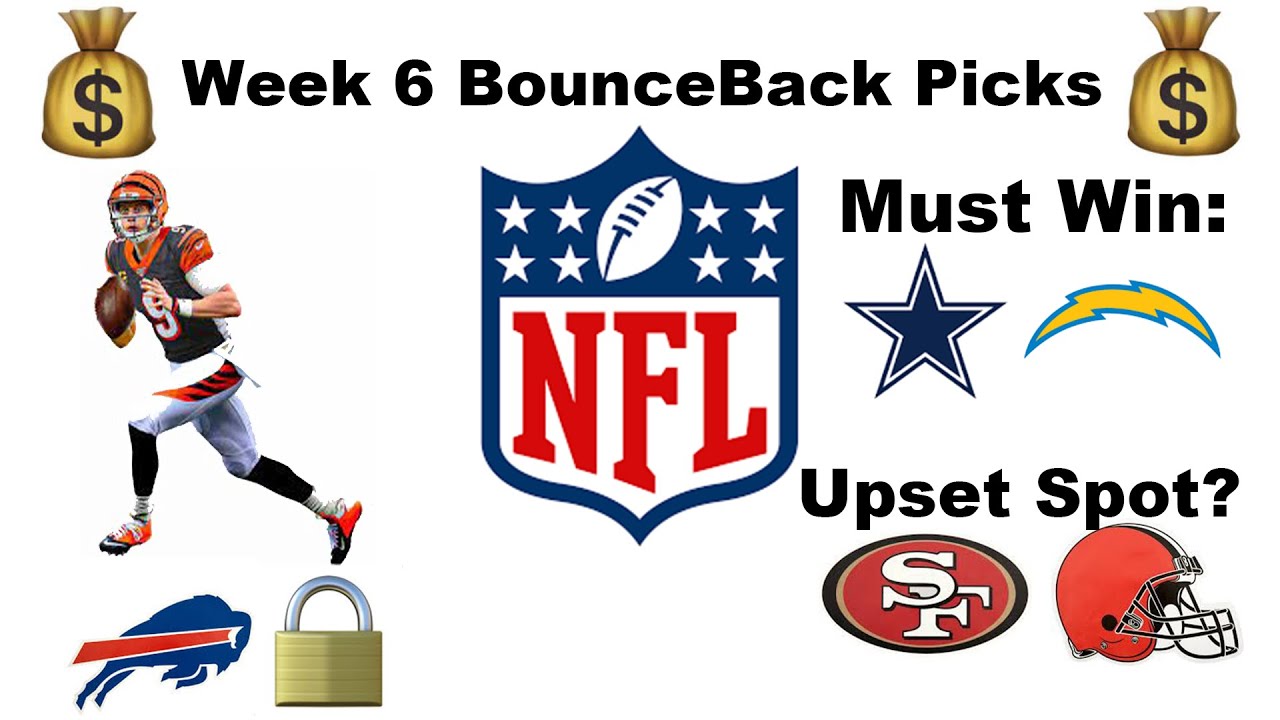 NFL Week 6 Game Picks and Predictions | Betting Locks - YouTube