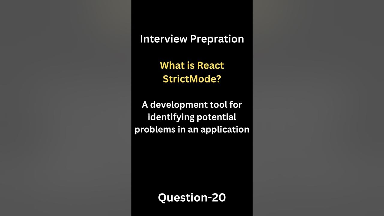 ReactJS Interview Questions | Interview Preparation Series - YouTube