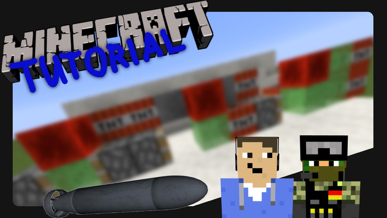 TNT Missile in Vanilla Minecraft - TUT #1 | DIGGAS - YouTube