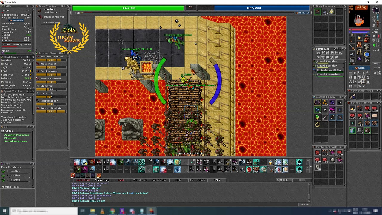Tibia Movie Awards - Bestiary Hunting - YouTube