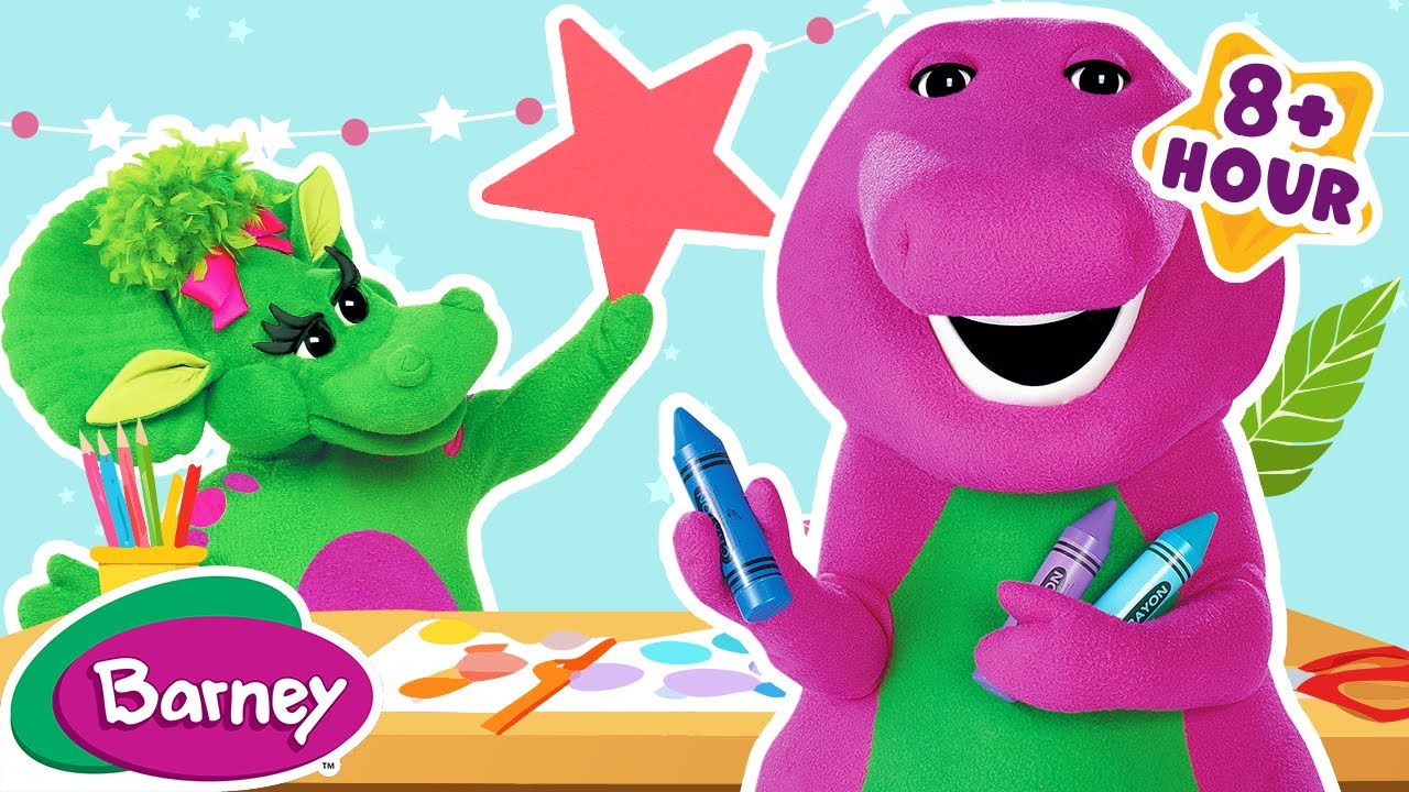 Let's Get Creative! | Arts and Crafts for Kids | Barney the Dinosaur ...