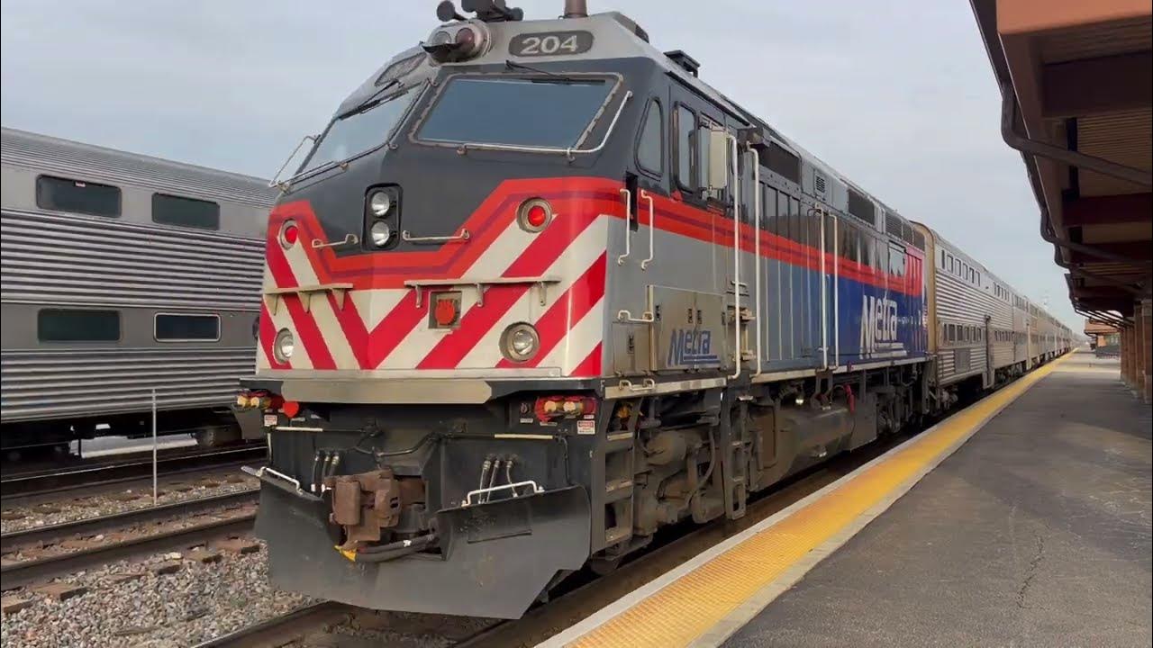 Metra at Route 59 Metra Station on the BNSF March 2022 - YouTube