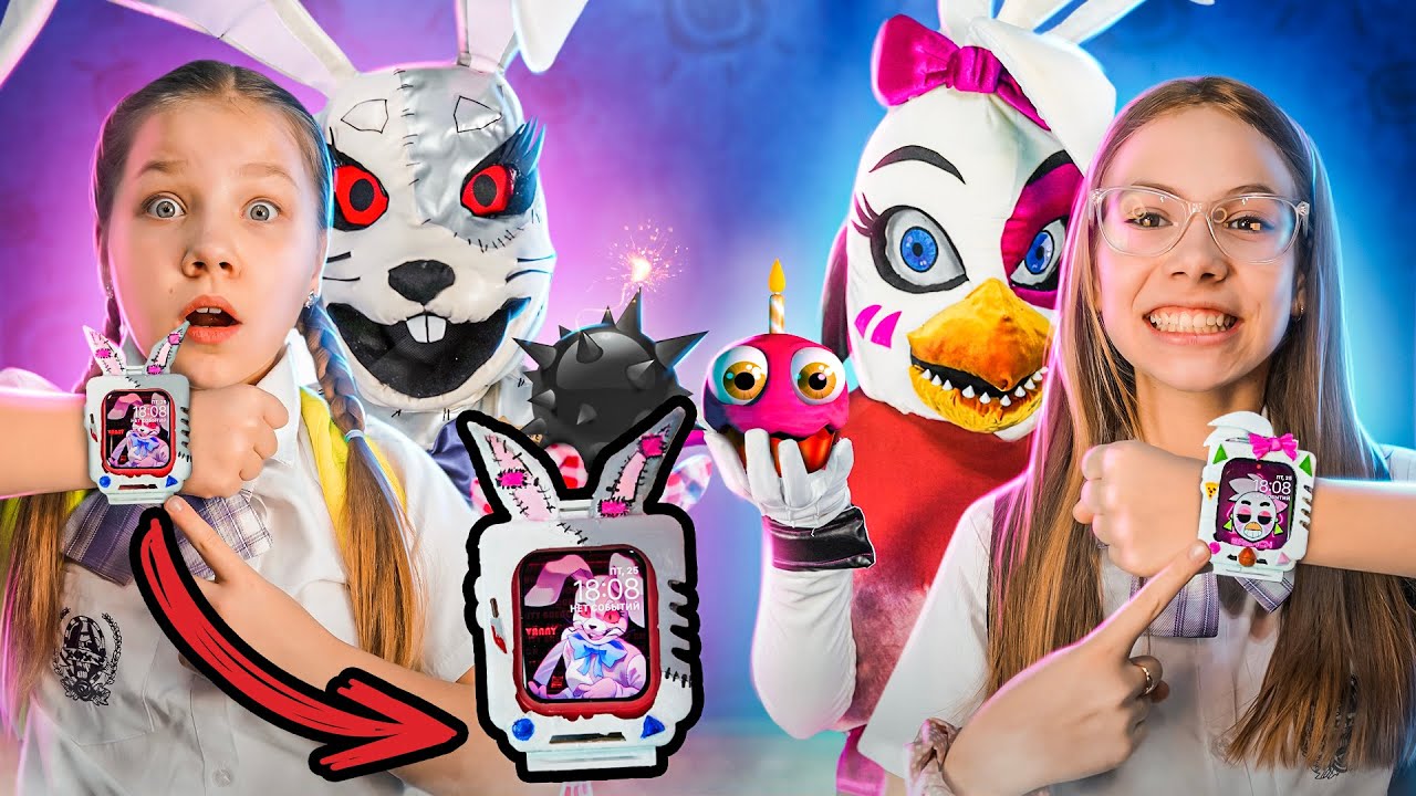 Good and Evil gift! Control Vanny Fnaf and Glamrock Chica Animatronic ...