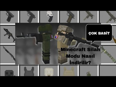 TELEFONA MİNECRAFT SİLAH MODU NASIL İNDİRİLİR (ÇOK BASİT)