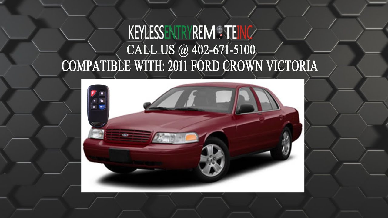 How To Replace Ford Crown Victoria Key Fob Battery 2011 - YouTube