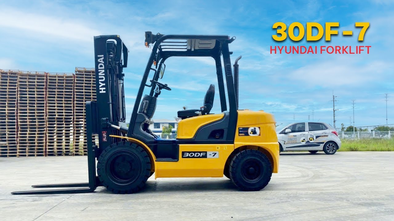 Xe nâng dầu 3 tấn 30DF-7 | Xe dầu Hyundai | Xe nâng ngành sản xuất # ...