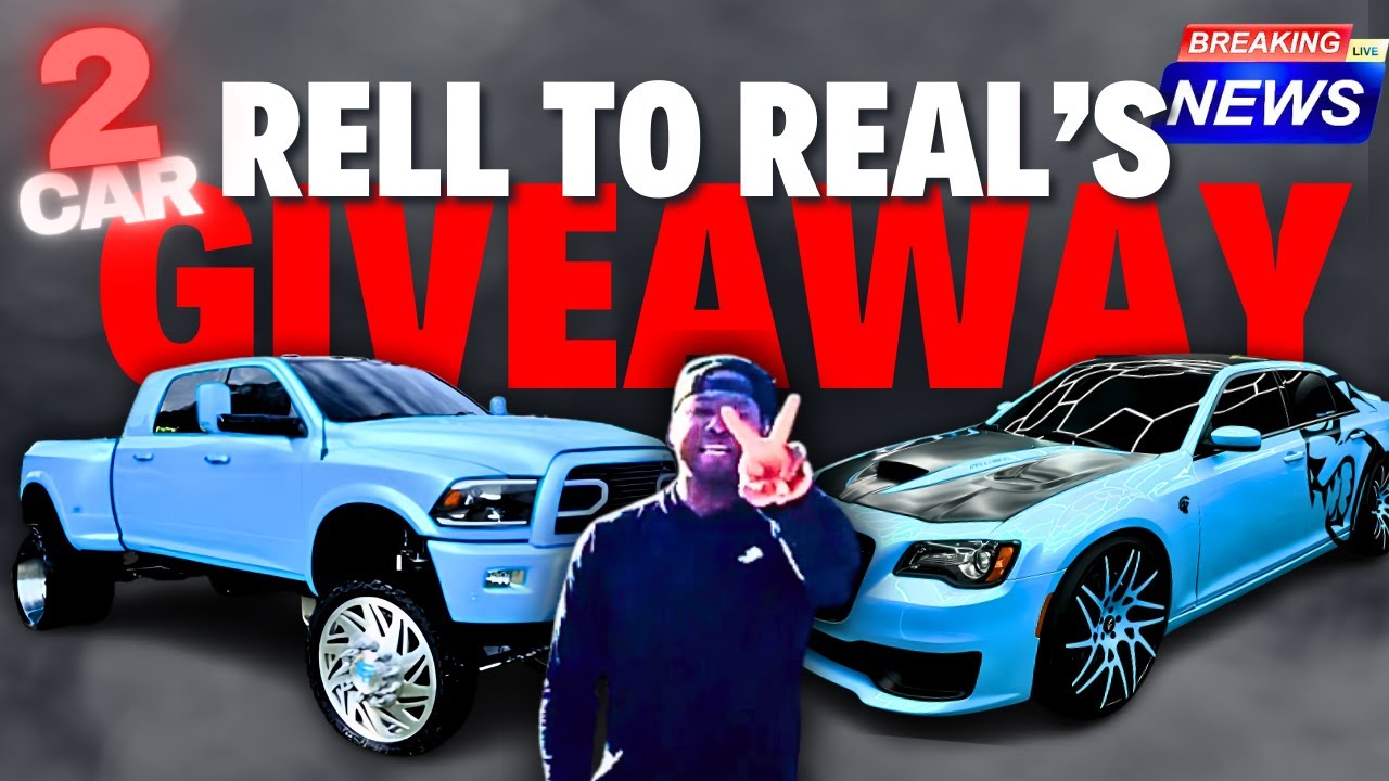 Rell to Real EPIC 2 Car Giveaway is LIVE! **BREAKING NEWS** - YouTube