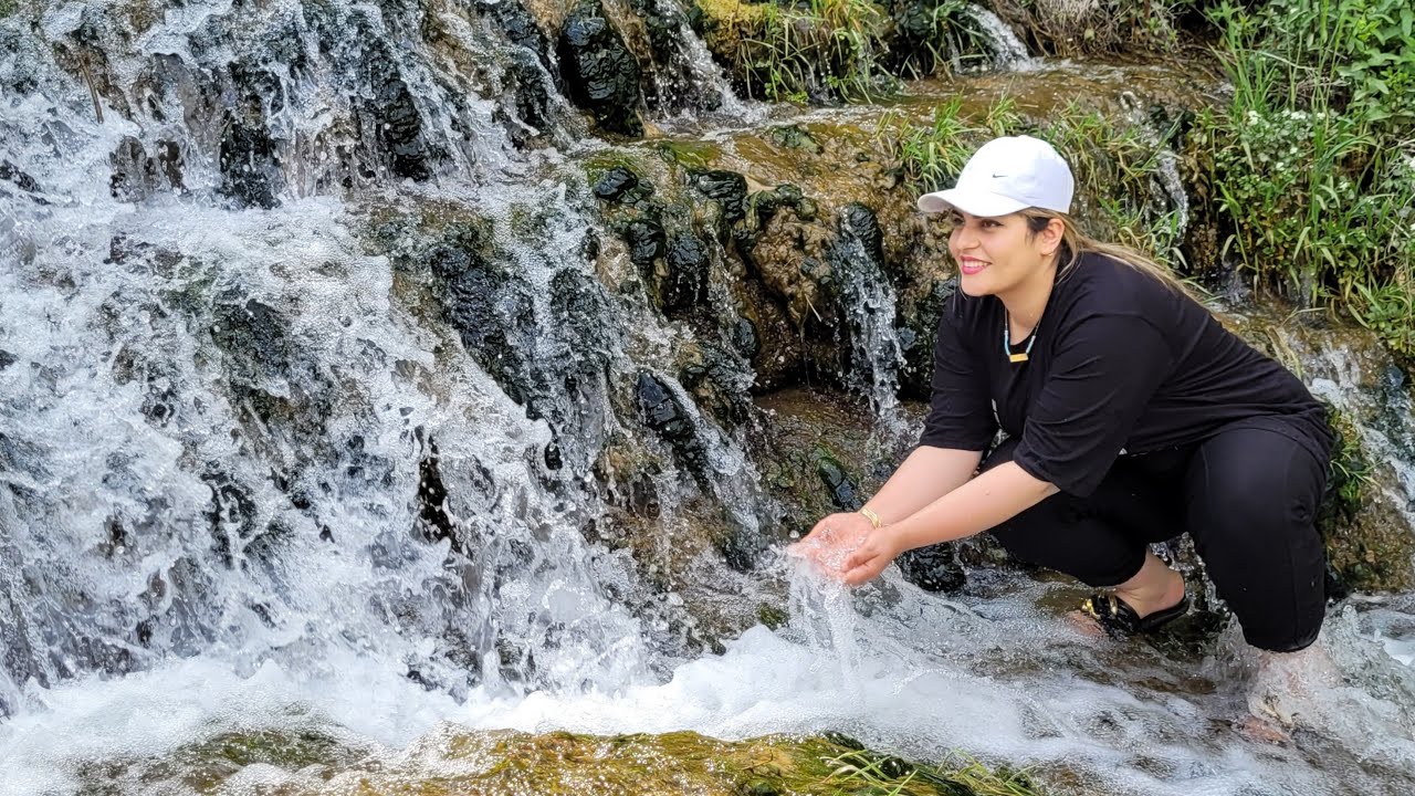 High pressure fresh water springs in the village of Iran | Iranian ...