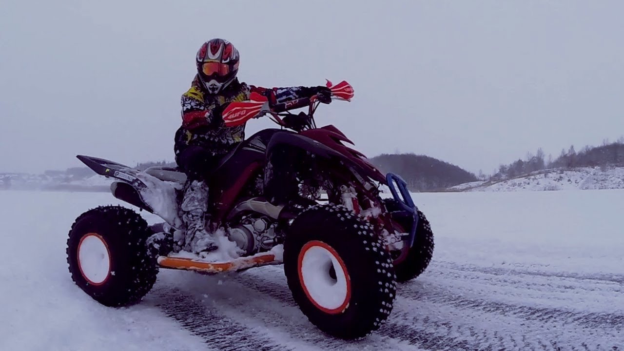 2018 Yamaha ATV winter beat drift season | GoPro - YouTube