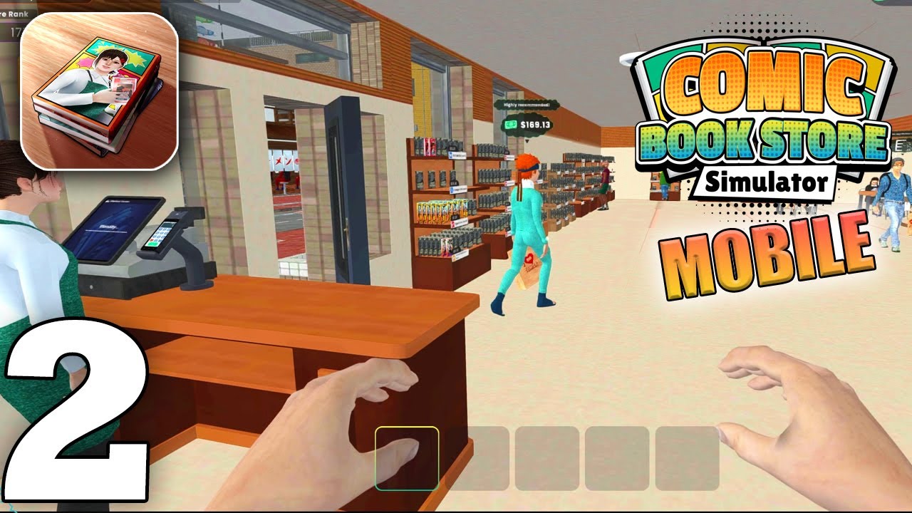 Comic Book Store Simulator Mobile Gameplay Walkthrough Part 2 (iOS, Android) - YouTube