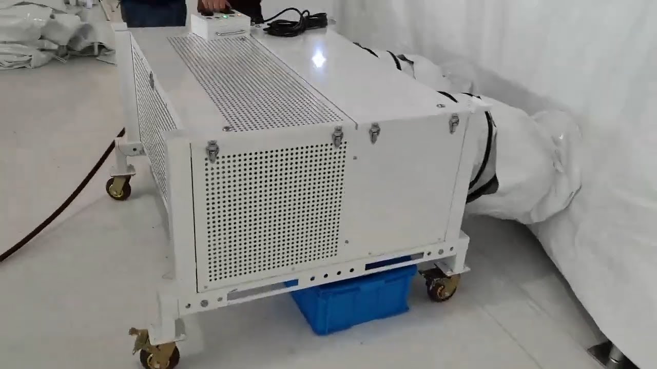 Portable air conditioning suitable for event tents - YouTube