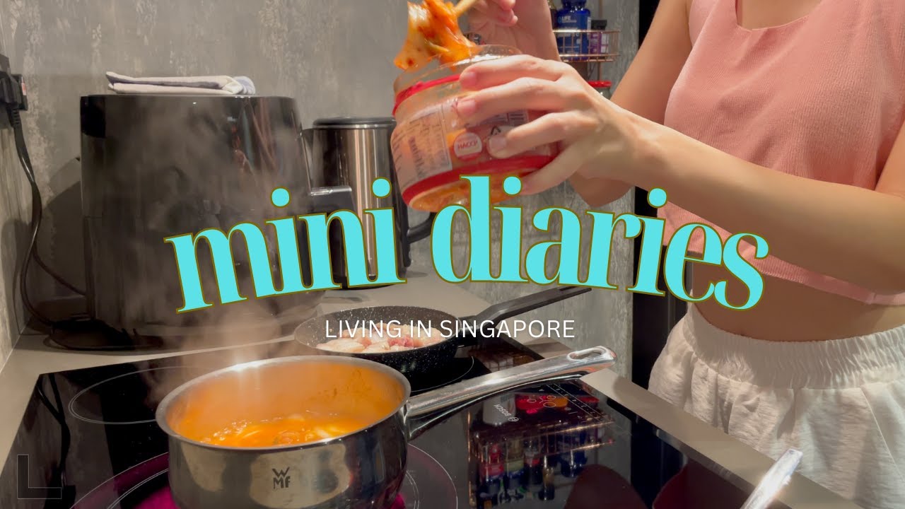 [Mini Diaries in Singapore] Making boybento, going to work - YouTube