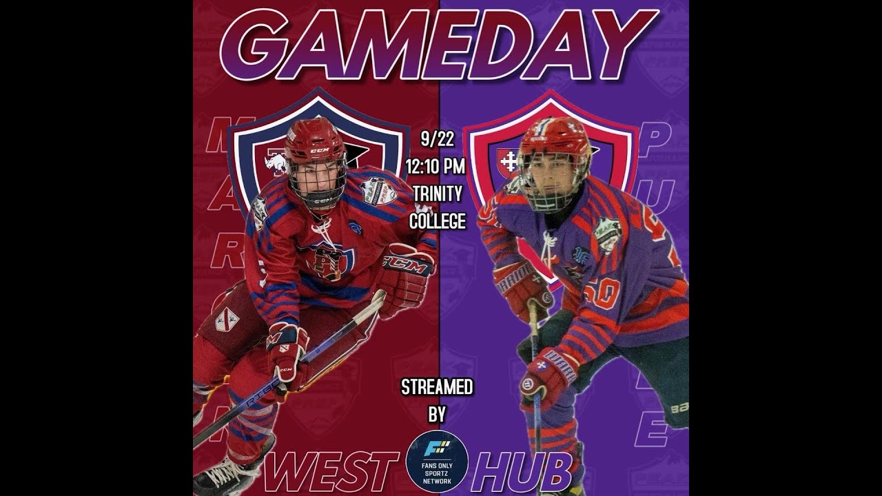 PPP Hockey: Purple vs Maroon - YouTube