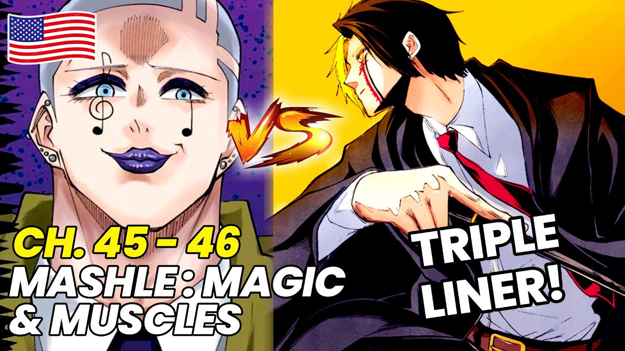 A Triple Liner Mage!? Rayne Ames vs Margarette Macaron | Mashle Chapter ...