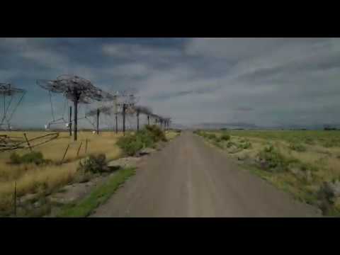 Aerial drone video of an abandoned solar farm near Delta, Utah - YouTube