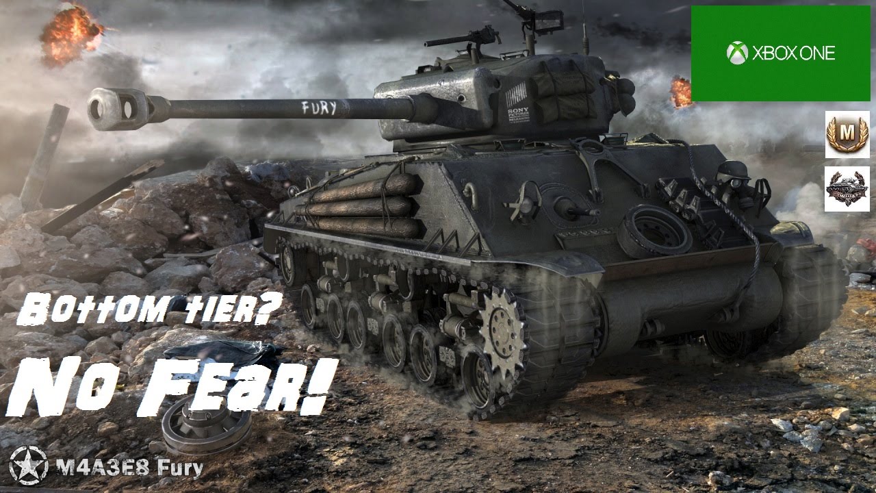 Bottom tier? No fear! - Fury - World of Tanks Xbox One & 360 - YouTube