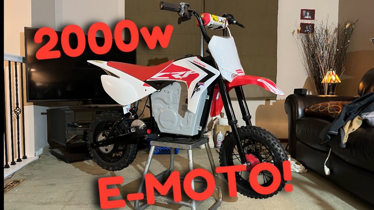 Razor mx2000 electric dirt Bike build part 4 - YouTube