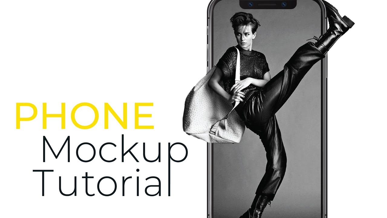 Quick Phone Mockup in Photoshop ~ Photoshop Tutorial. - YouTube