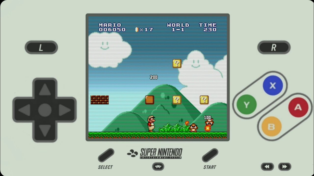 Retroarch SNES overlay, super mario all star - YouTube