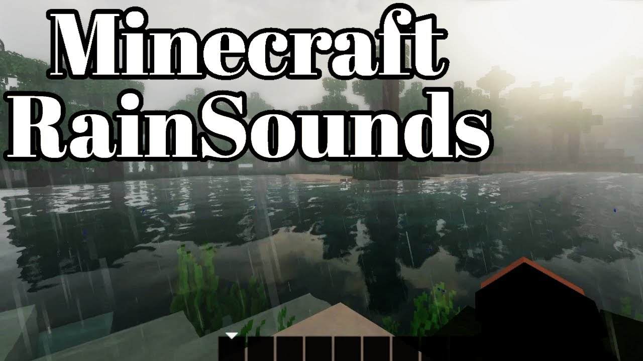 Minecraft Rain Sounds For Better Sleeping & Studying - YouTube